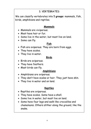 Unit 3 animals | PDF | Birds | Pets