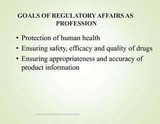 UNIT 3A REGULATORY AFFAIRS.pptx