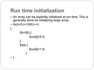 arrays in c | PPT