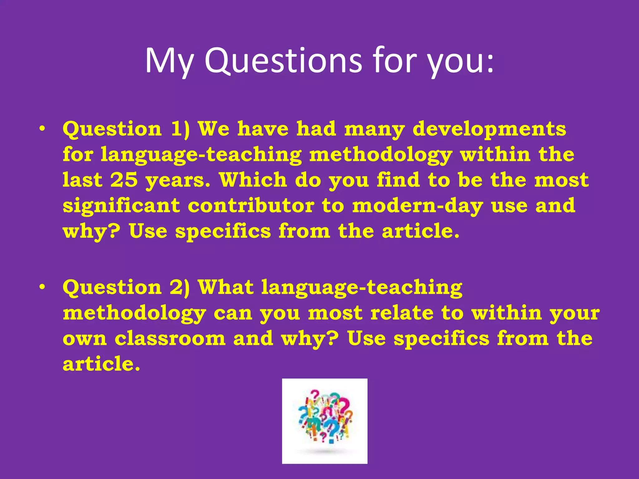 Language-Teaching Methodoloy | PPTX