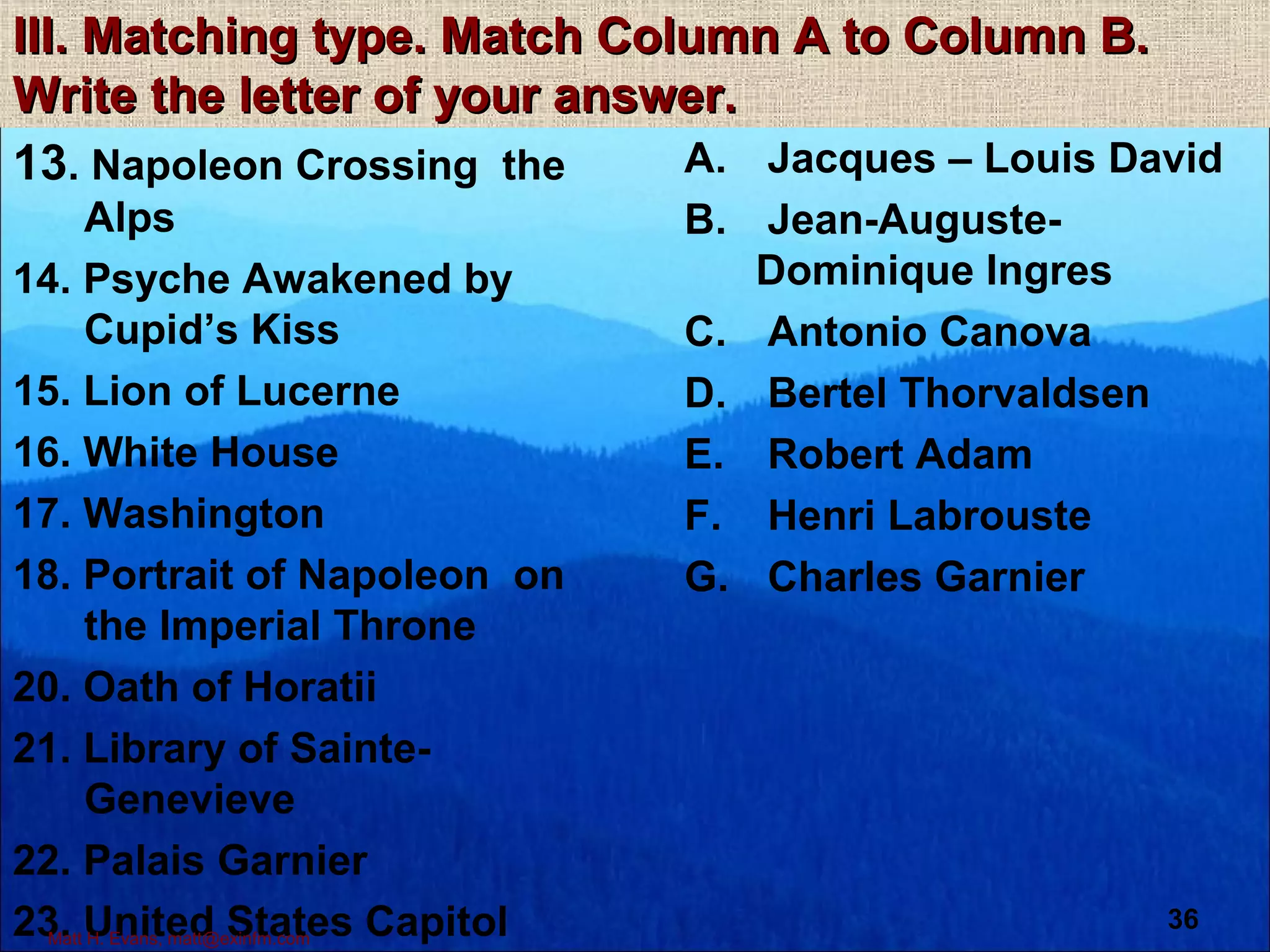 Unit 3 Arts of Neoclassicism | PPT