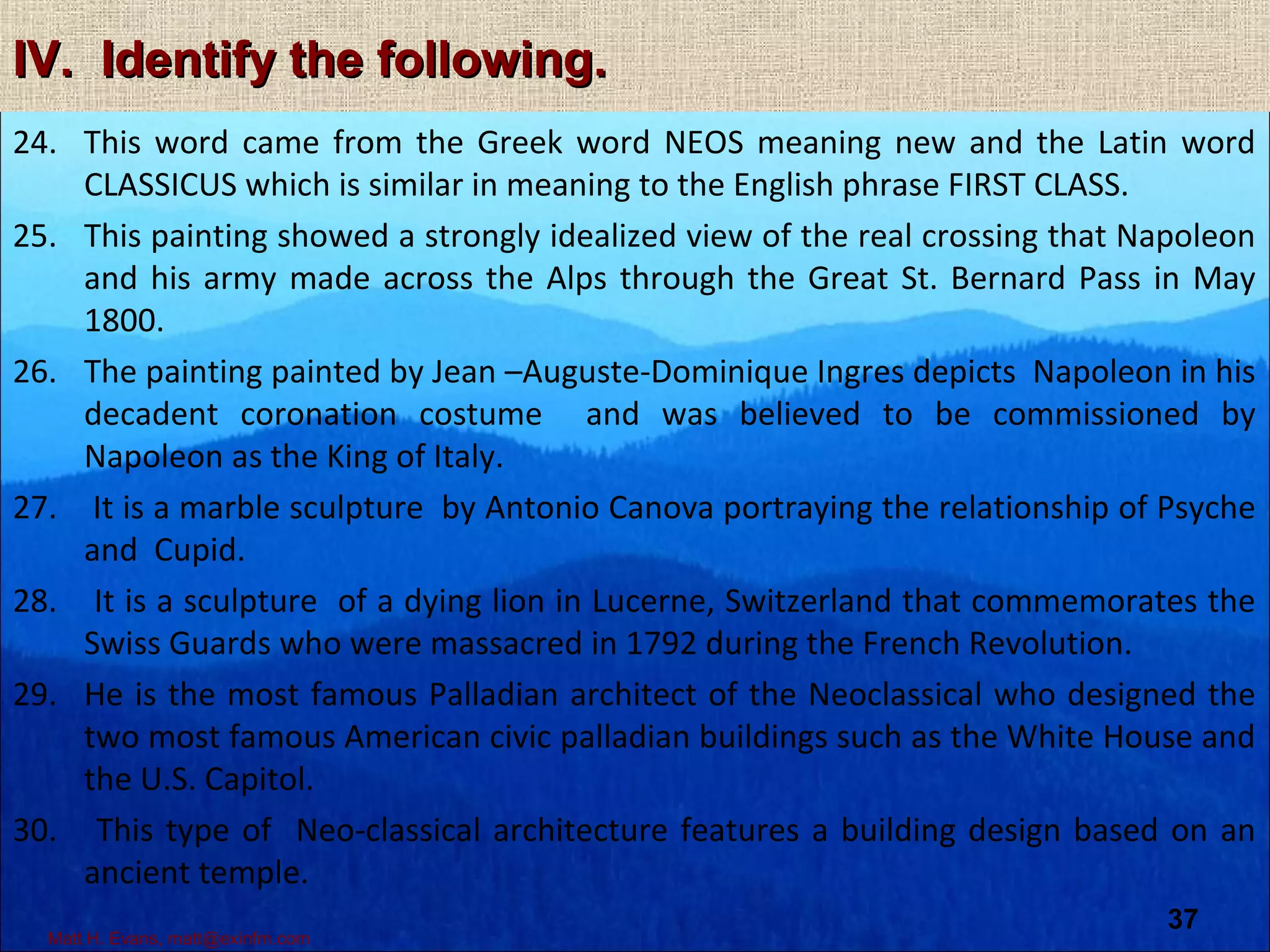 Unit 3 Arts of Neoclassicism | PPT