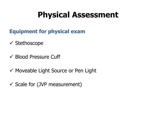 Unit 3 assessment of cardiovascular system | PPTX