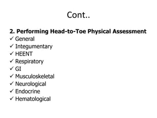 Unit 3 assessment of cardiovascular system | PPTX