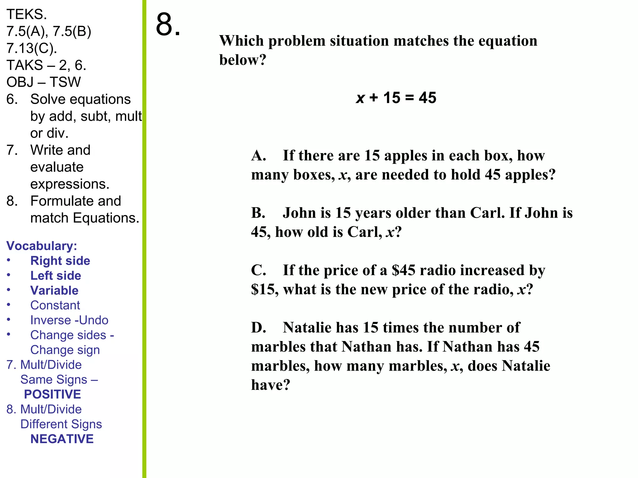 Unit 3 CBA Review | PPT