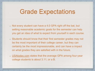 Unit 3 Assignment | PPTX | College Planning | College Education