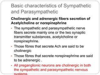 Unit 3 autonomic nervous system | PPTX