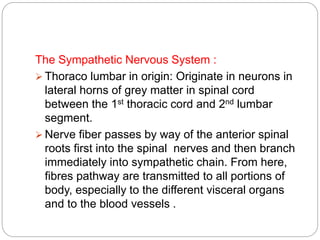 Unit 3 autonomic nervous system | PPTX
