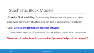 Community detection-Part2 | PPT