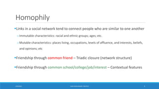 Community detection-Part2 | PPT