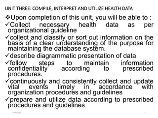 UNIT 3 Basic Health Statistics and survey.pptx