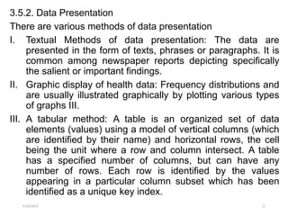 UNIT 3 Basic Health Statistics and survey.pptx