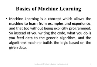 Unit 3 Basic of Machine Learning gtu.pptx