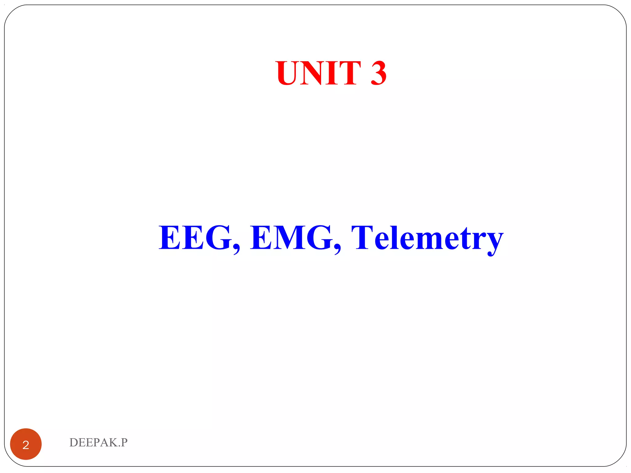 Unit 3 biomedical | PPT