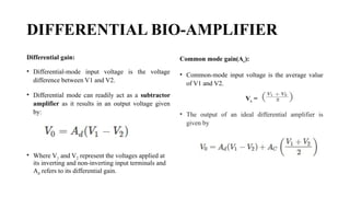 BIOMEDICAL IMSTRUMENTION UNIT III SIGNAL CONDITIONING CIRCUITS | PPTX