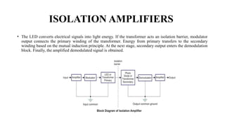 BIOMEDICAL IMSTRUMENTION UNIT III SIGNAL CONDITIONING CIRCUITS | PPT
