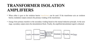 BIOMEDICAL IMSTRUMENTION UNIT III SIGNAL CONDITIONING CIRCUITS | PPTX