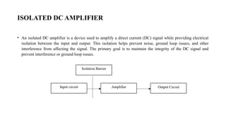 BIOMEDICAL IMSTRUMENTION UNIT III SIGNAL CONDITIONING CIRCUITS | PPTX