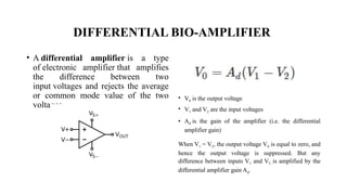 BIOMEDICAL IMSTRUMENTION UNIT III SIGNAL CONDITIONING CIRCUITS | PPT