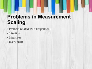 Measurement & Scaling Techniques | PPTX