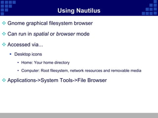 Unit3 browsing the filesystem | PPT