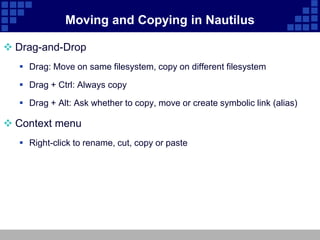 Unit3 browsing the filesystem | PPT