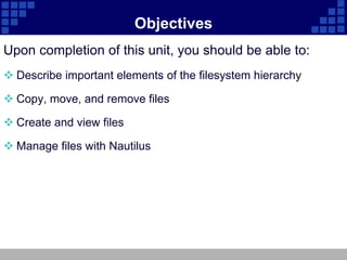 Unit3 browsing the filesystem | PPT