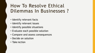 Presentation on Business Ethics | PPTX