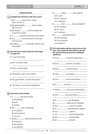 Unit 3 b will | PDF