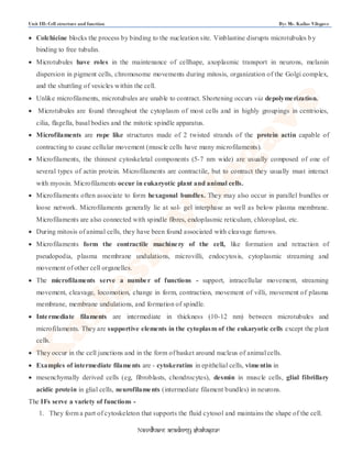 Unit 3 by kailash sir cell structure & function kp | PDF