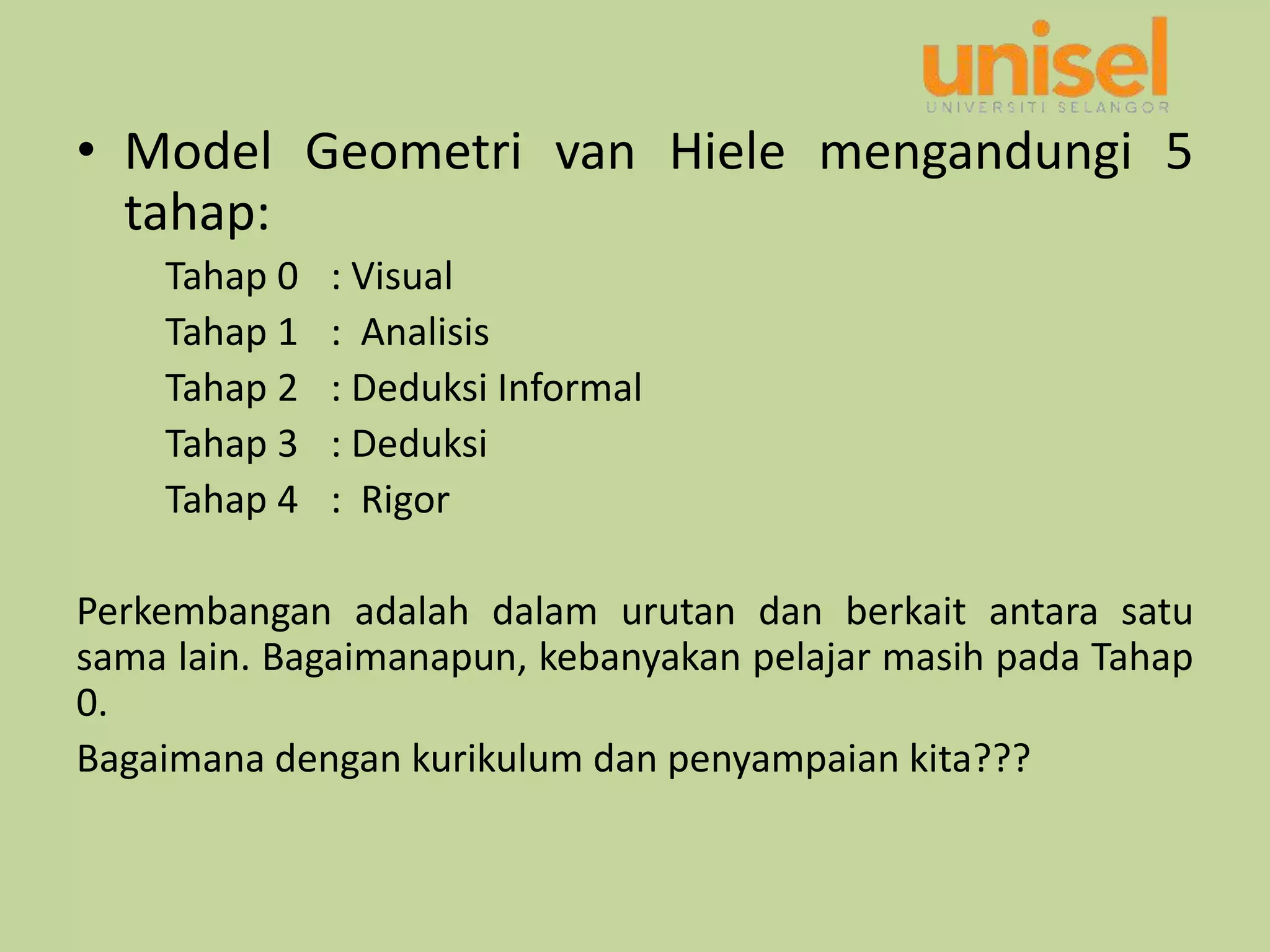 Unit 3c geometri (bentuk dan ruang) | PPT