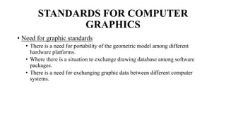UNIT III CAD STANDARDS | PPTX