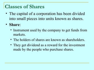 Unit 3 capital of company | PPT