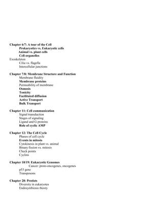 Unit 3 cells unit at a glance new curriculum | PDF