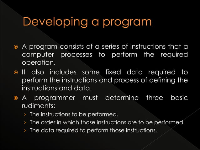 FIT-Unit3 chapter 1 -computer program | PPT