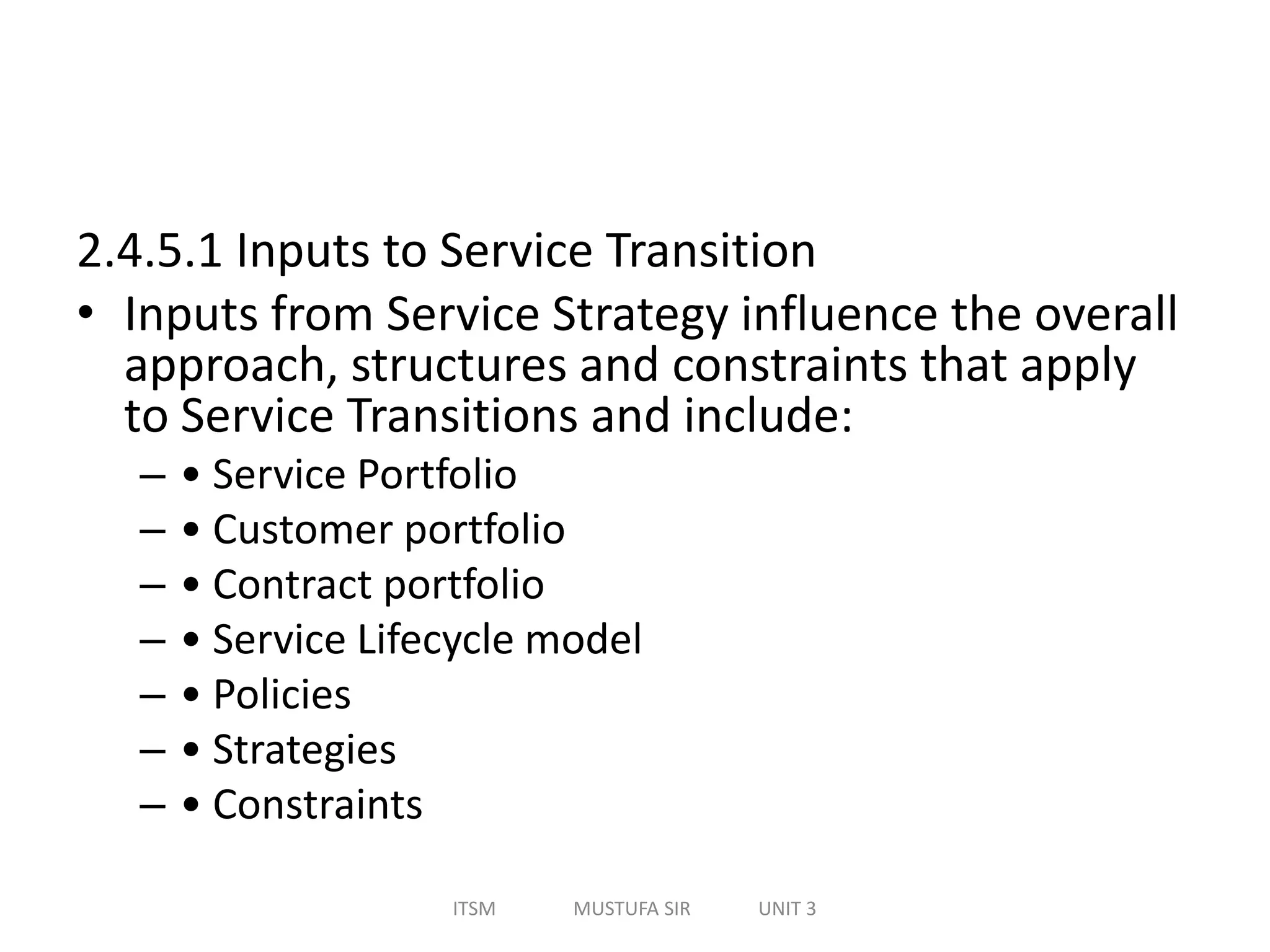 Unit 3 chap 1 itsm | PDF