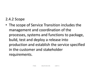 Unit 3 chap 1 itsm | PDF