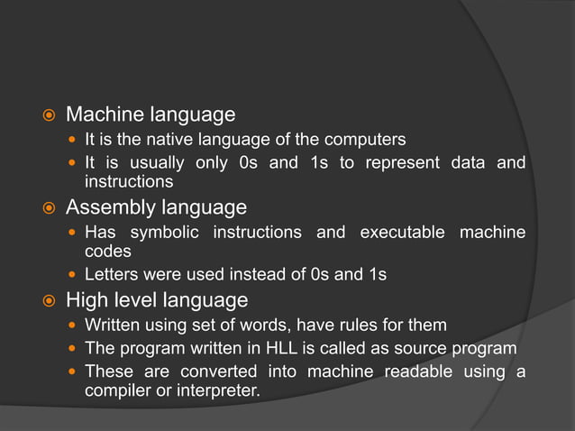 FIT-Unit3 chapter2- Computer Languages | PPTX | Programming Languages | Computing