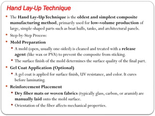 Composite fabriction techniques like hand layup | PPTX