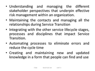 Unit 3 chap 4 itsm | PPT