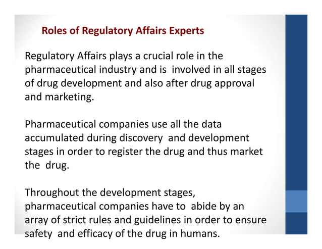 regulatory affairs ip ii final | PPTX | Pharmaceutical Industry ...