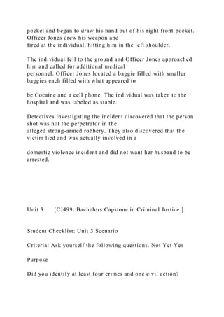 Unit 3 [CJ499 Bachelors Capstone in Criminal Justice ] .docx