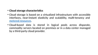 UNIT3_Cloud computing- Cloud Architecture Services and Storage | PPTX