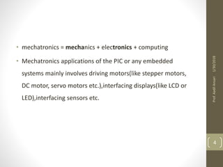 C mechatronics applications | PPT