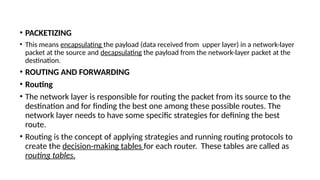 unit 3 computer networks-switching,packet switching,internet protocol. | PPTX