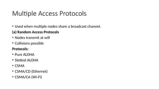 Unit 3 computer network bsc computer science | PPTX