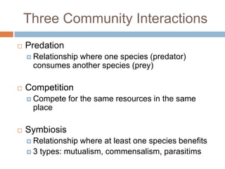 Unit 3 communities and interactions | PPTX