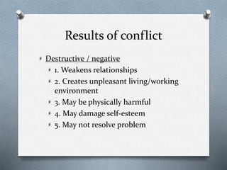 Unit 3 conflict | PPTX