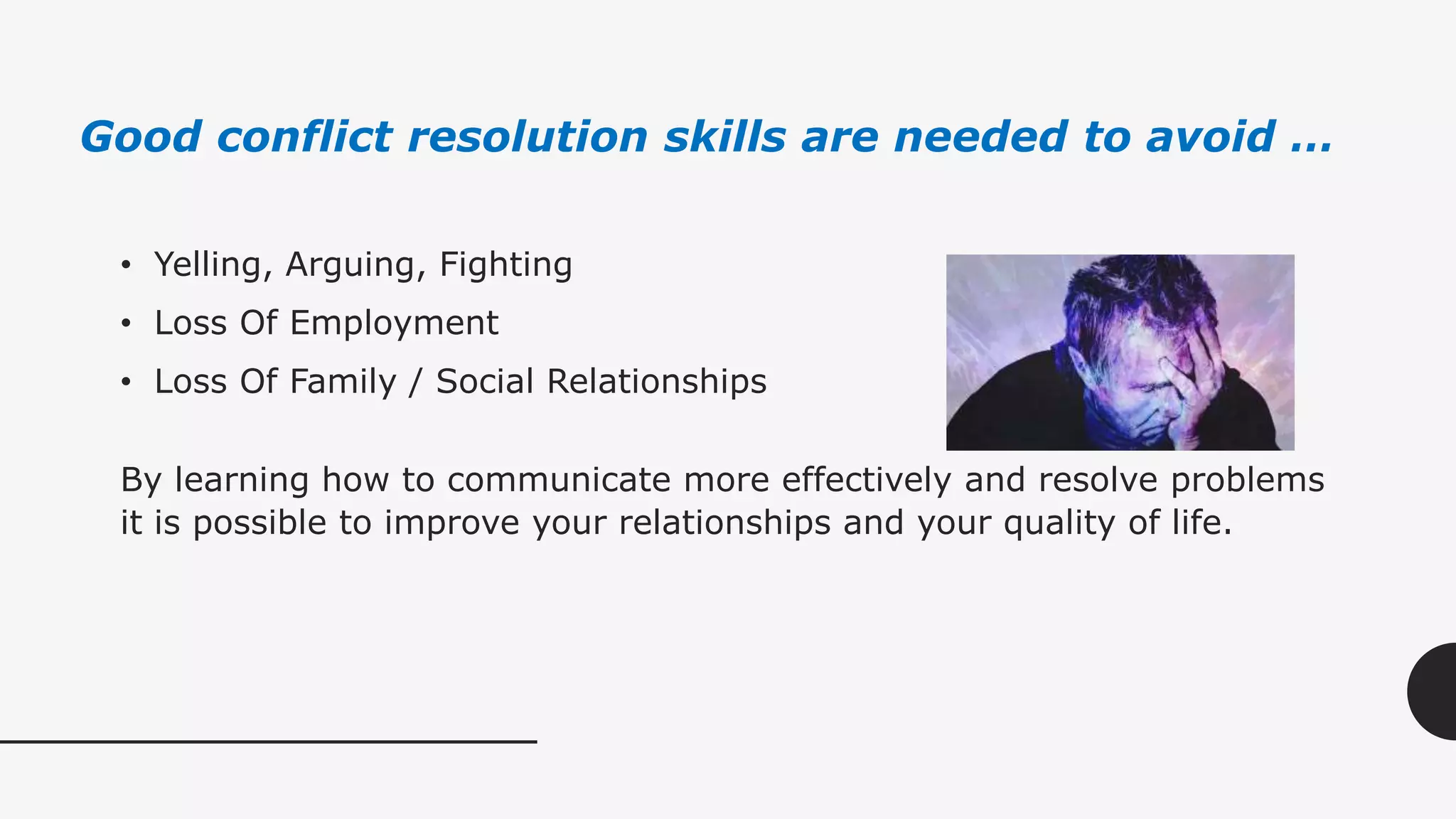 Unit 3 Conflict Resolution | PPTX | Family and Relationships