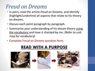 Unit 3 consciousness power point | PPTX | Sleep Disorders | Diseases ...